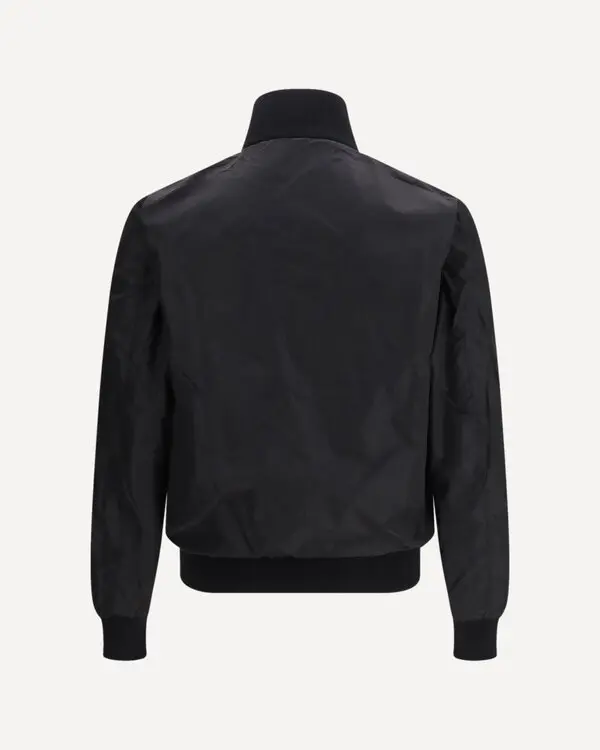 Prada Reversible Wool And Re-nylon Bomber Jacket