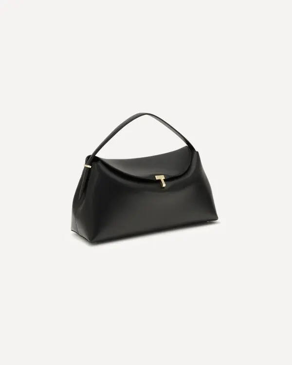 TOTEME T-lock Shoulder Bag - Black