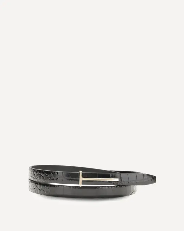 TOM FORD Belt With T Buckle