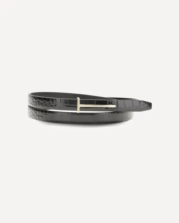 TOM FORD Belt With T Buckle