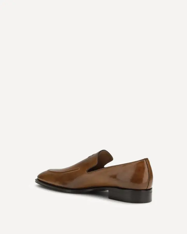 Miu Miu Leather Loafers - Brown