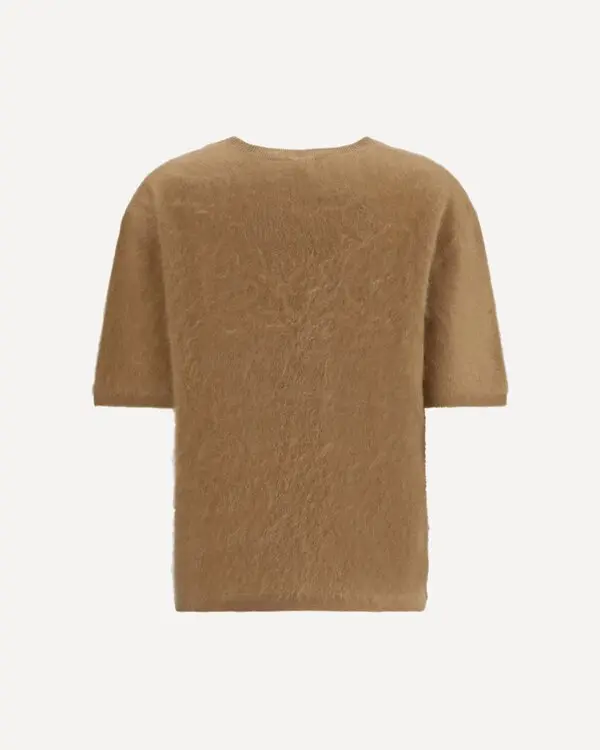 LISA YANG Maren Brushed Cashmere Sweater - Brown