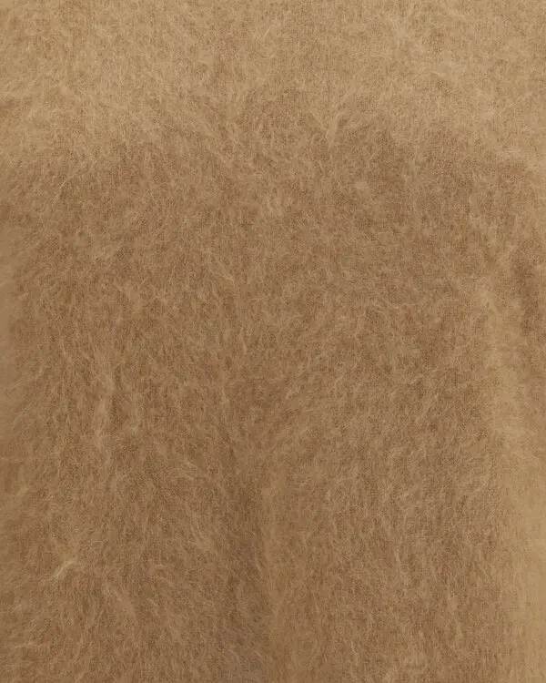 LISA YANG Maren Brushed Cashmere Sweater - Brown