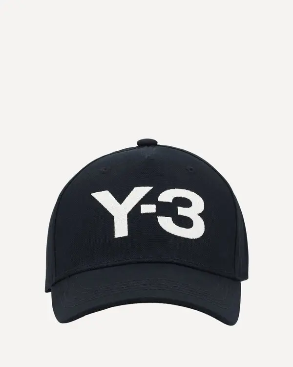 Y3 Logoed Baseball Hat - Black