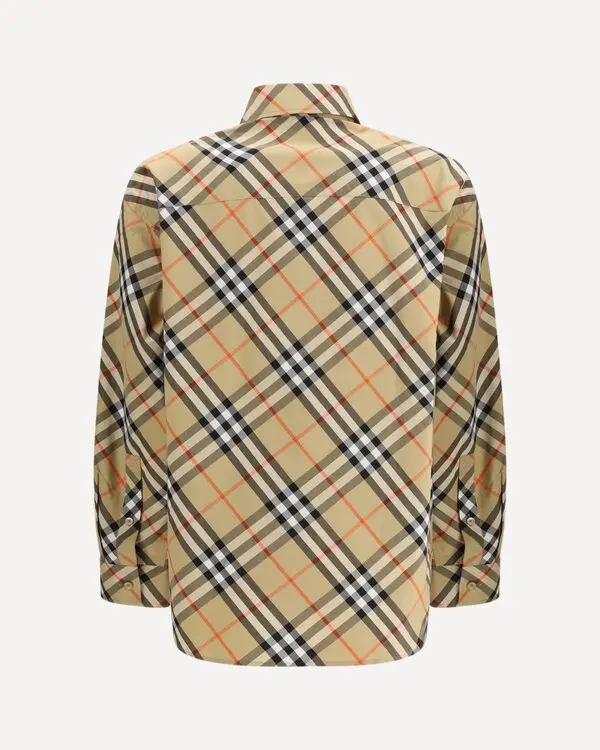 Burberry Slim Fit Cotton Check Shirt