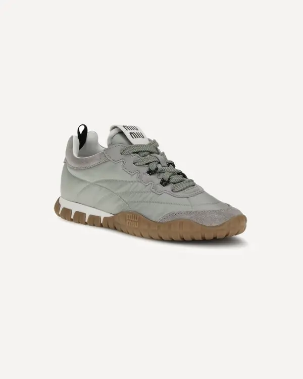 Miu Miu Tyre Sneakers - Grey