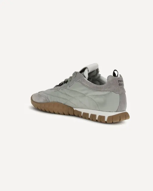 Miu Miu Tyre Sneakers - Grey