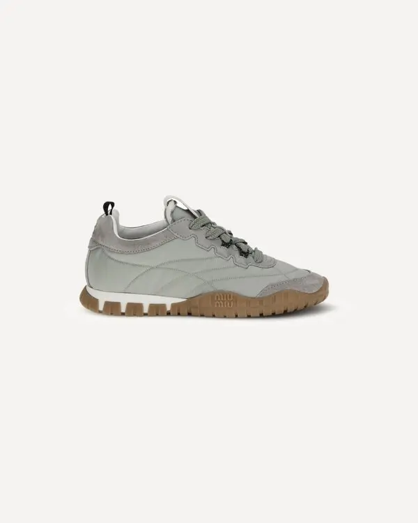 Miu Miu Tyre Sneakers - Grey
