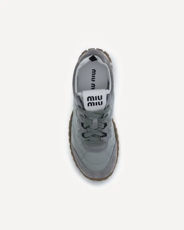 Miu Miu Tyre Sneakers - Grey