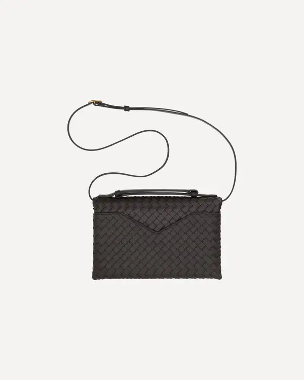 Bottega Veneta Knot Lock Shoulder Bag - Brown