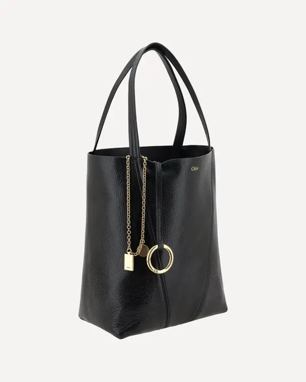 Chloé Spin Shoulder Bag - Black