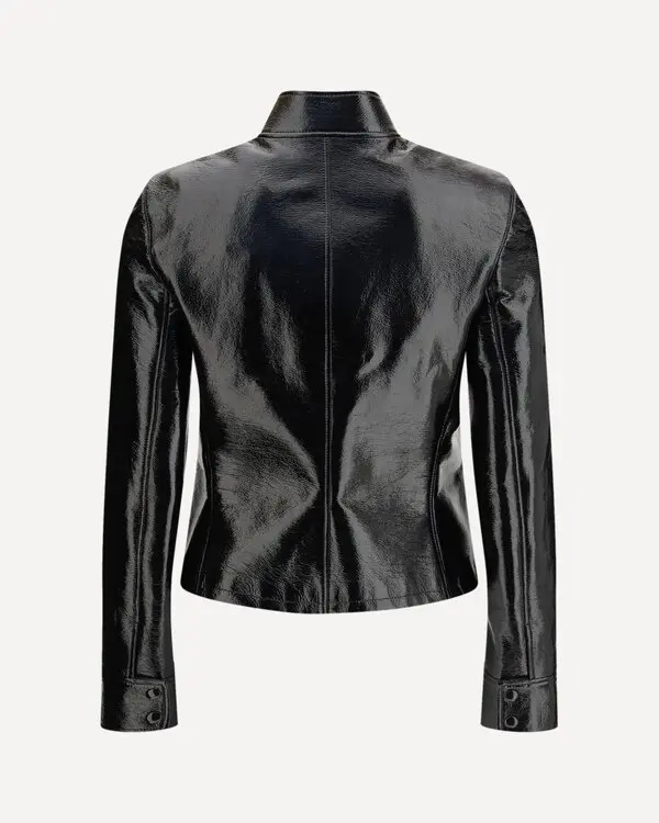 COURREGES City Vinyl Zip-up Jacket