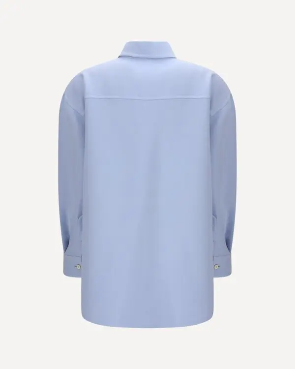 Fabiana Filippi Long Shirt In Double Wool