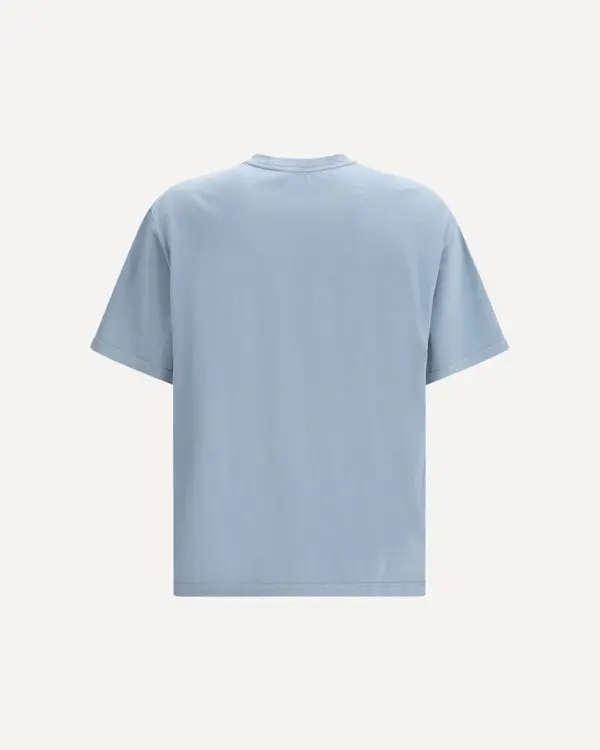 Marni Cotton Jersey T-shirt With Chest Pocket - Light Blue
