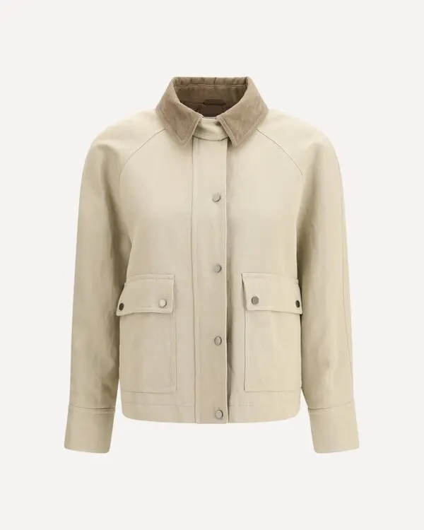 Brunello Cucinelli Cotton-linen Canvas Jacket
