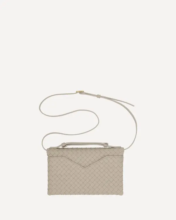 Bottega Veneta Knot Lock Shoulder Bag - Beige