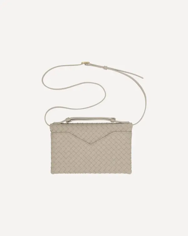 Bottega Veneta Knot Lock Shoulder Bag - Beige