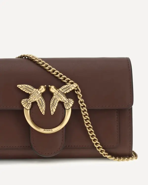 Pinko Love One Wallet - Brown