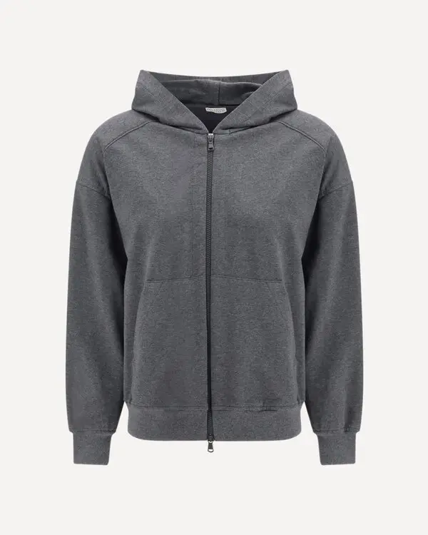 Brunello Cucinelli Cotton Hoodie - Grey