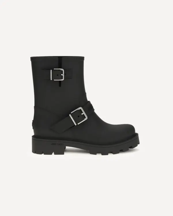 JIMMY CHOO Buckled Tpu Rain Boots