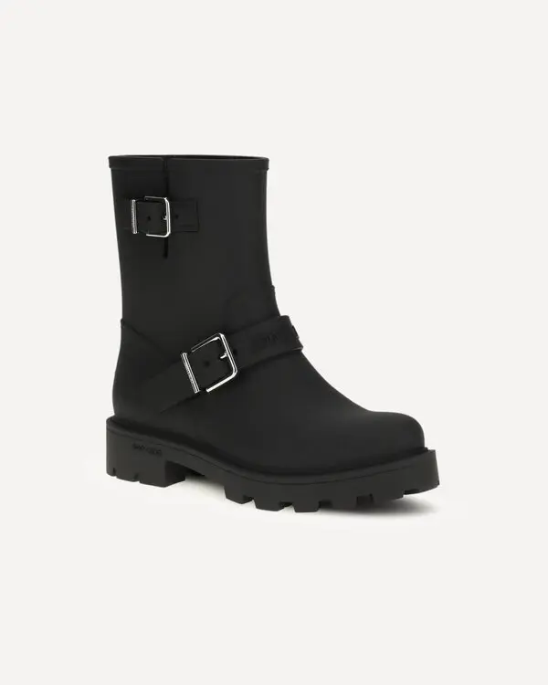 JIMMY CHOO Buckled Tpu Rain Boots
