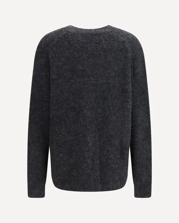 MARANT ETOILE Eborah Alpaca Blend Cardigan - Grey