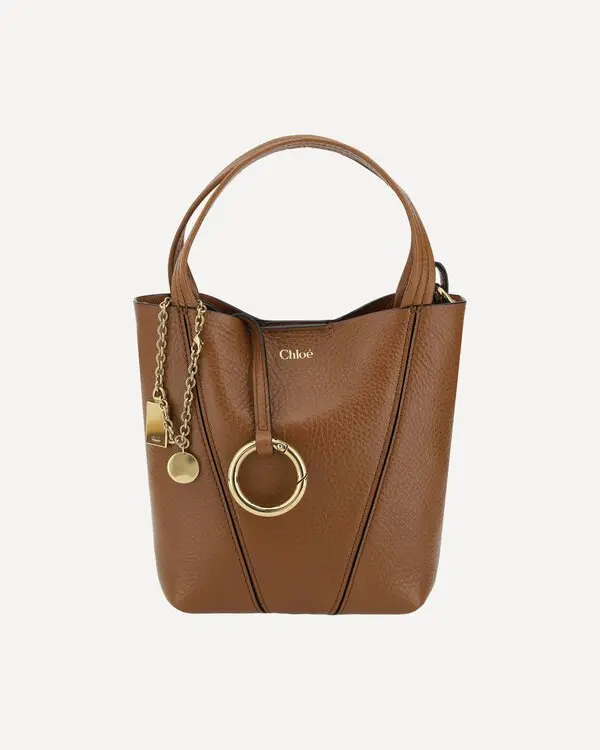 Chloé Spin Shoulder Bag - Brown
