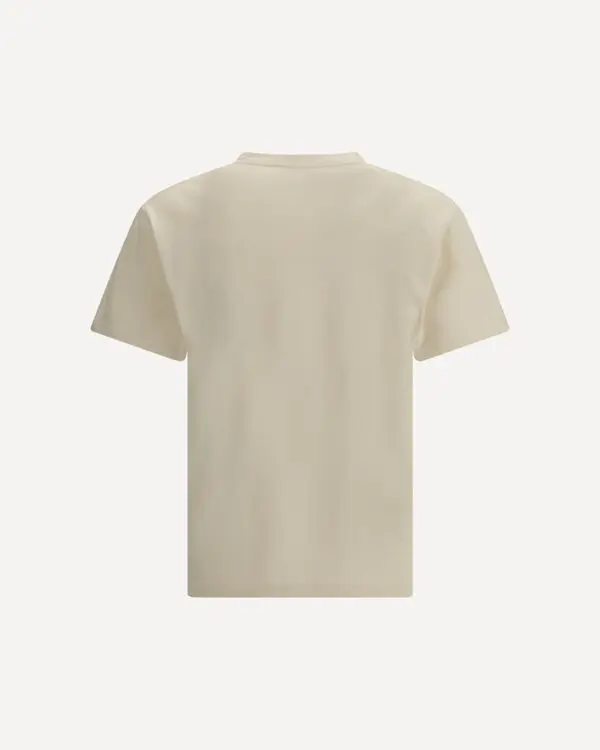 Alexander McQueen Cotton T-shirt With Logo - Cream