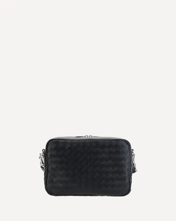 Bottega Veneta Camera Medium Shoulder Bag - Black