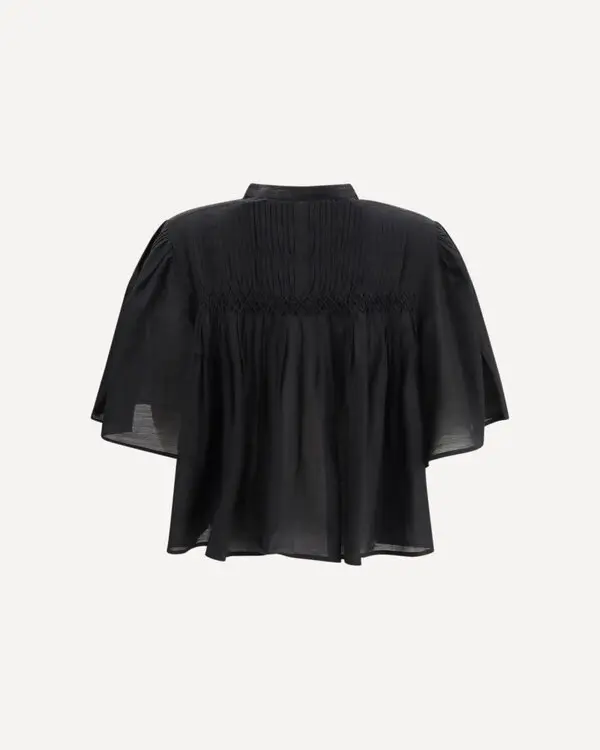 MARANT ETOILE Marant Étoile Cotton Pleated Shirt With Button-up Front