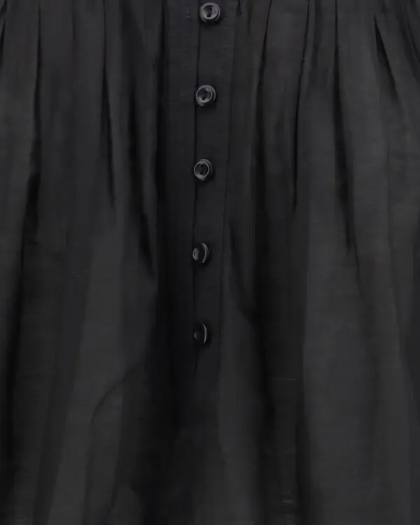 MARANT ETOILE Marant Étoile Cotton Pleated Shirt With Button-up Front