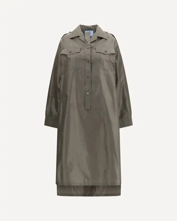Prada Taffeta Shirt Dress