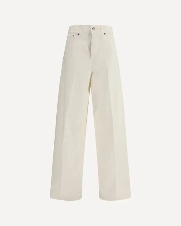 HAIKURE Bethany Twill 45 Jeans - White