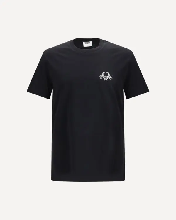 Moschino Laurel Crown Logo T-hirt
