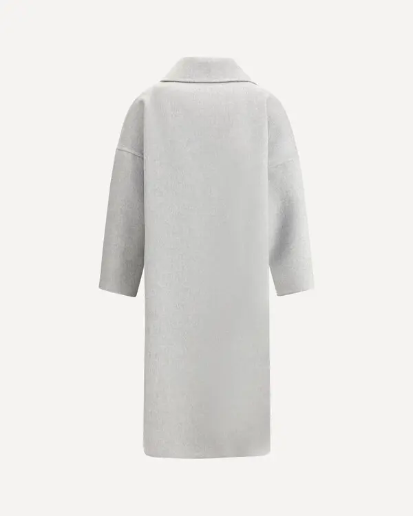 AFTERCOAT Double-breasted Long Coat