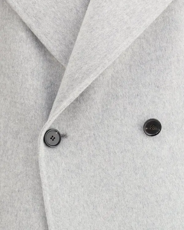 AFTERCOAT Double-breasted Long Coat