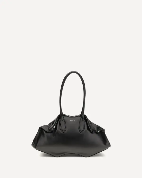 Alexander McQueen Manta Shoulder Bag - Black