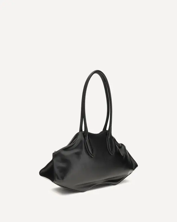 Alexander McQueen Manta Shoulder Bag - Black
