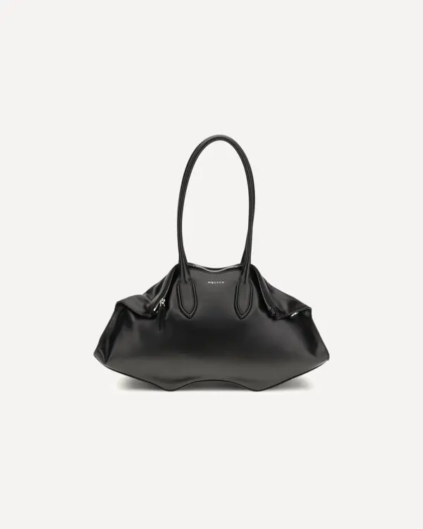 Alexander McQueen Manta Shoulder Bag - Black