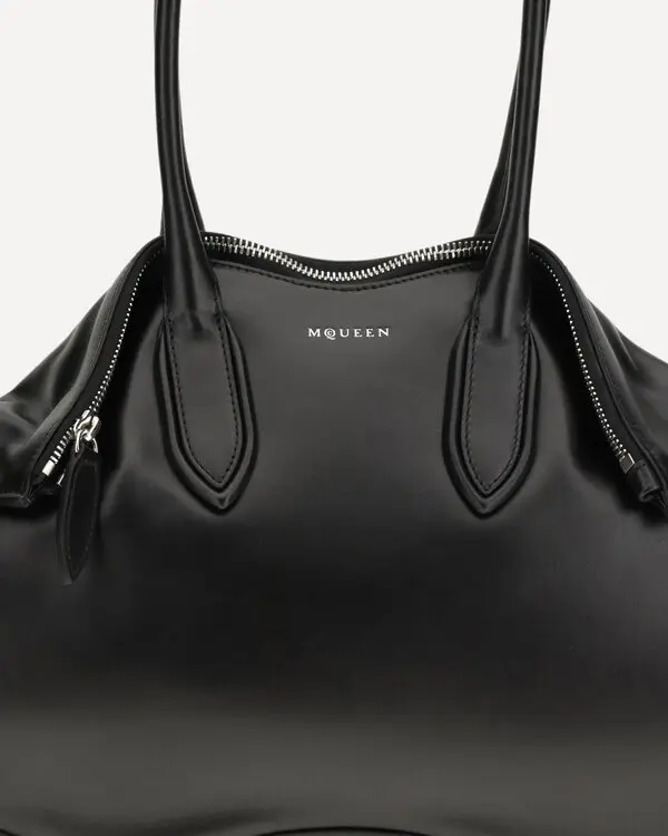 Alexander McQueen Manta Shoulder Bag - Black