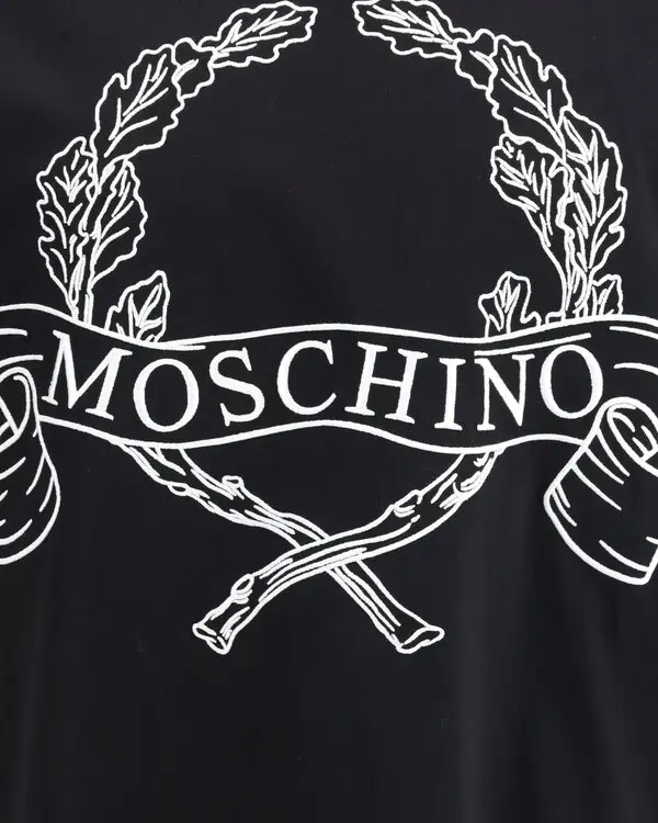 Moschino Maxi Laurel Crown Embroidery T-shirt