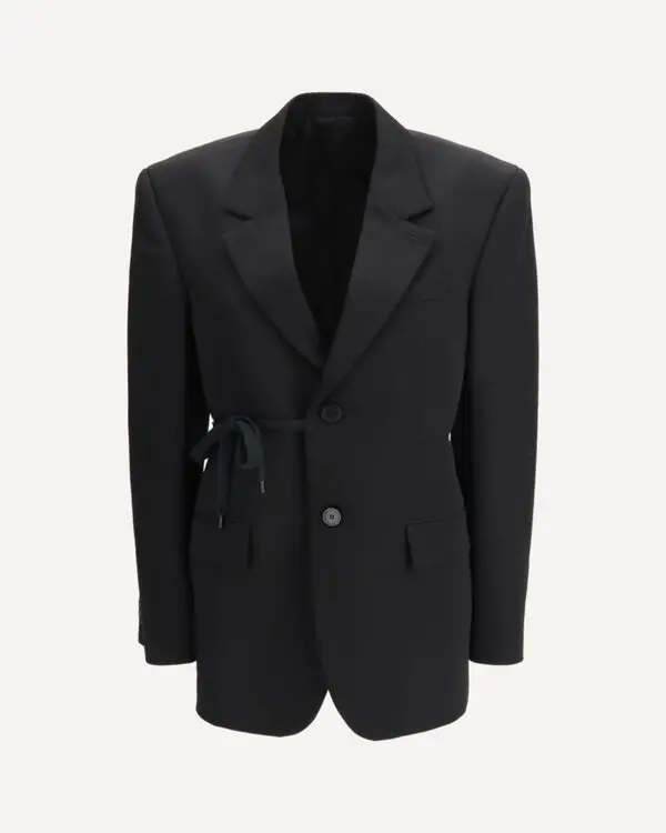 Balenciaga Barathea Wool Tailored Jacket