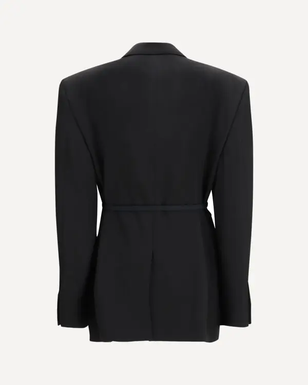 Balenciaga Barathea Wool Tailored Jacket