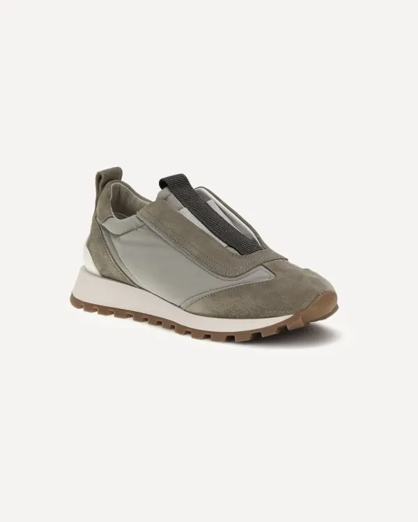 Brunello Cucinelli Sneakers With Jewel Detail