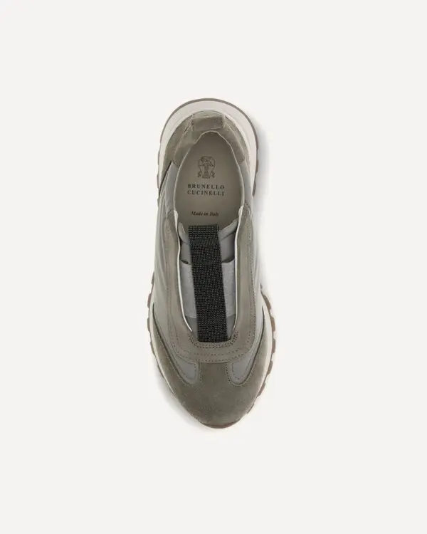 Brunello Cucinelli Sneakers With Jewel Detail