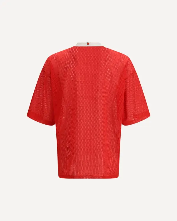 Moschino Technical Mesh T-shirt - Red