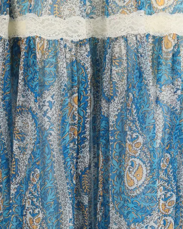 Etro Silk Crepon Maxi Skirt With Paisley Motif - Multicolour