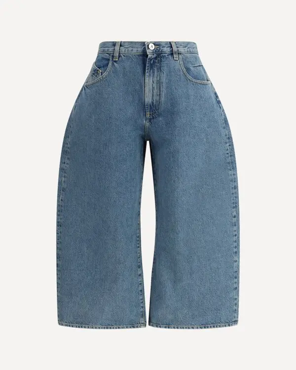 Attico Wide Leg Jeans - Blue