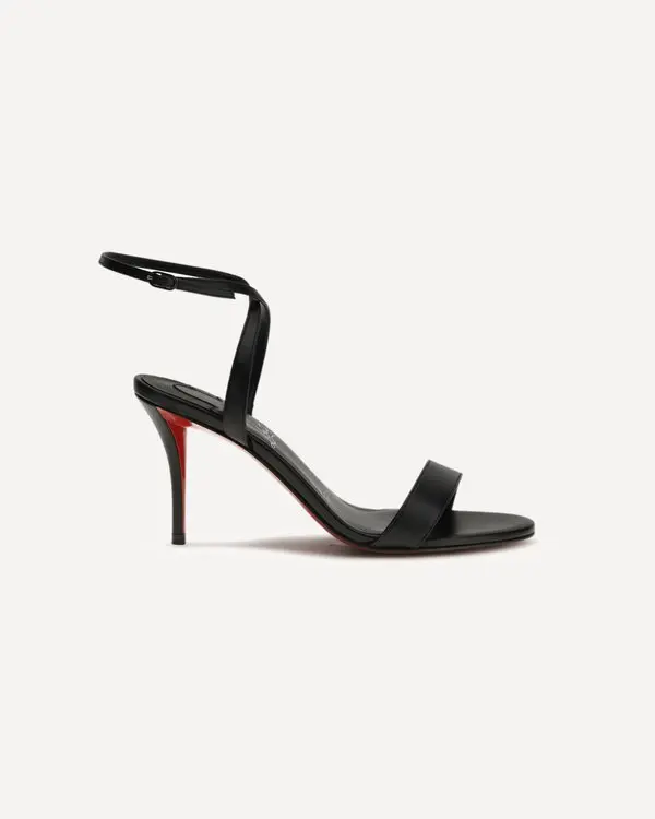 CHRISTIAN LOUBOUTIN Miss Z Nappa Leather Stiletto Sandals