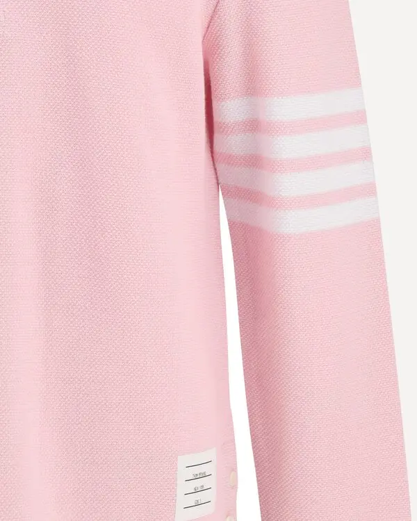 Thom Browne Piqué Long-sleeve Polo